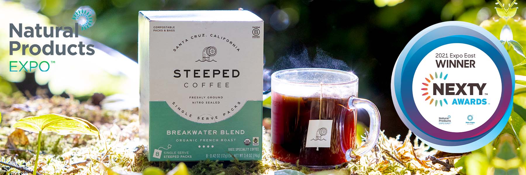 STEEPED COFFEE WINS NEXTY AWARD FOR BEST NEW PRODUCT – Steeped Coffee